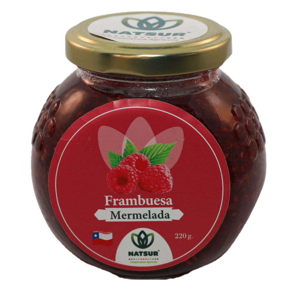 Mermelada frambuesa 220 grs – BNC Espacio Emprendedor